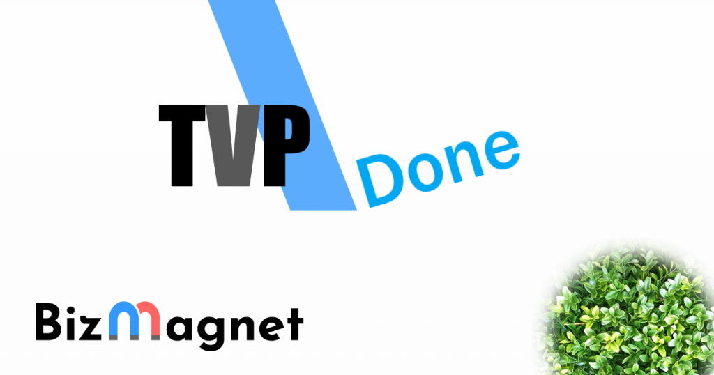 Sign the TVP agreement - BizMagnet